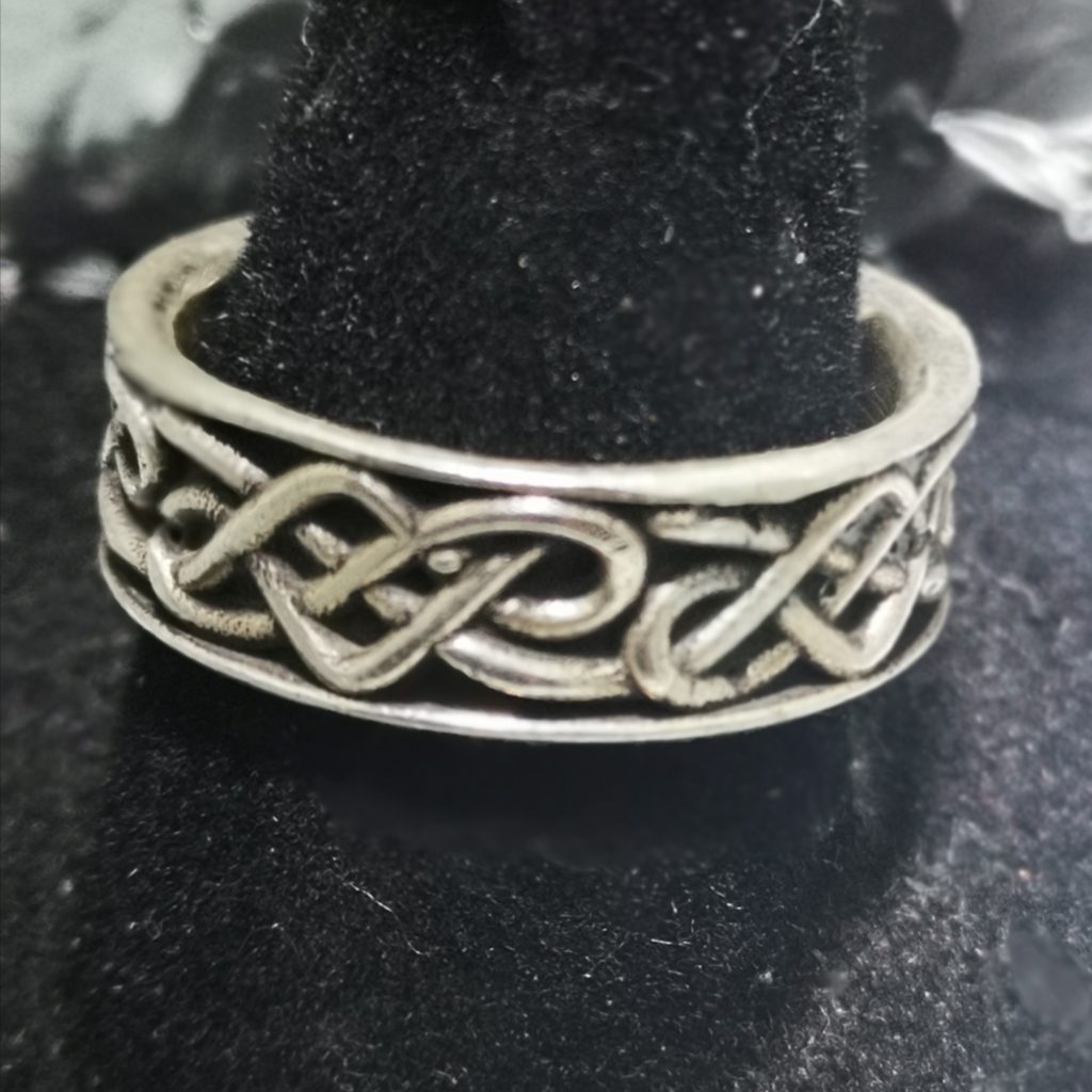 Silver Celtic Ring - Viking Boer