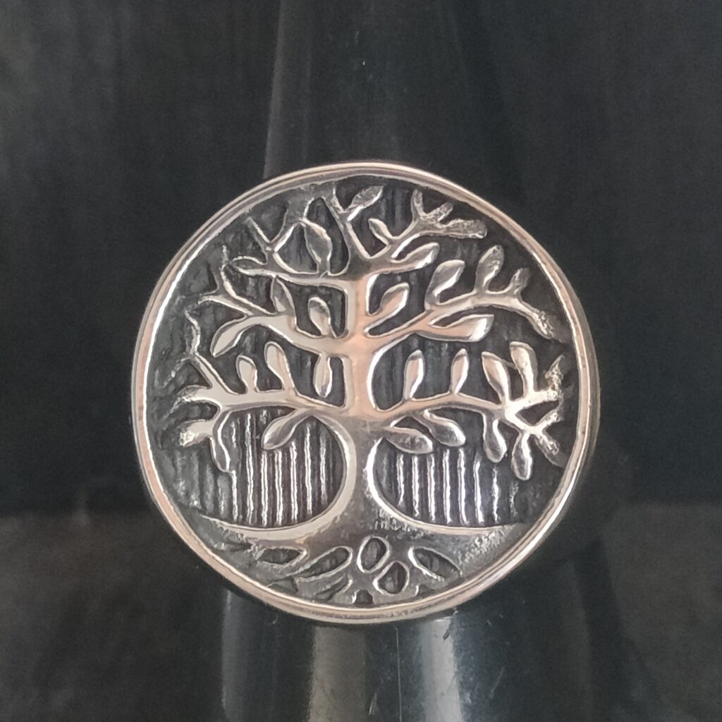 Stainless Steel Tree of Life Ring - Style 2 - Viking Boer